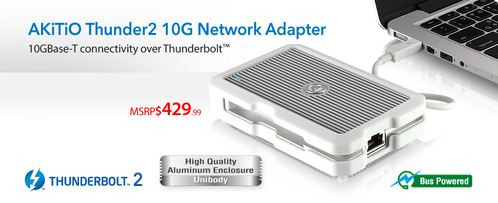 AKiTiO - External Hard Drive Enclosures, Thunderbolt, USB 3.1, RAID