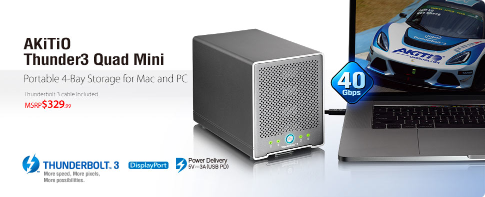 AKiTiO - External Hard Drive Enclosures, Thunderbolt, USB 3.1, RAID