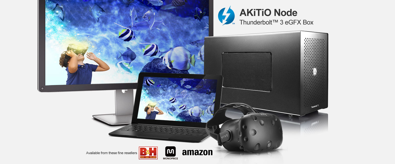 AKiTiO eGPU over Thunderbolt 3, PCIe Expansion, RAID Storage